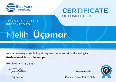 Professional Scrum Developer Certificate Pdf