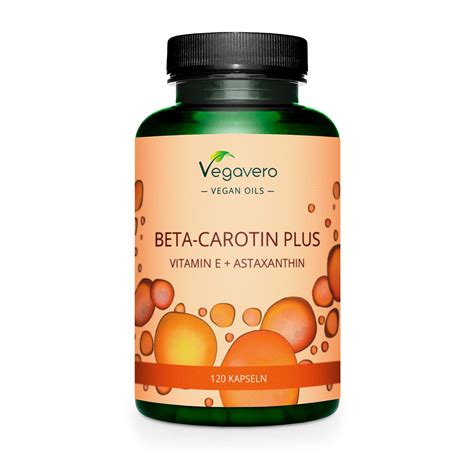 Vegavero Beta Carotene Supplement With Vitamin E And Astaxanthin For