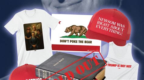 Gavin Newsom Sold 300000 Of Trump Trolling Merch In 24 Hours Gq