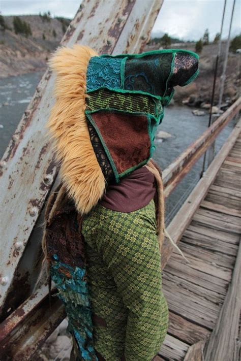 Sale Dark Forest Pixie Scoodie Hood Hoodie Festival Clothing Etsy Festival Outfits Scoodie