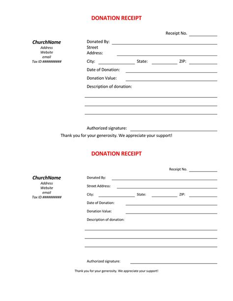 45 Free Donation Receipt Templates 501c3 Non Profit Charity
