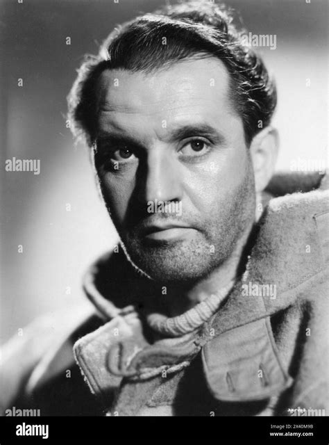 A Portrait Of British Actor Eric Portman In We Dive At Dawn 1943