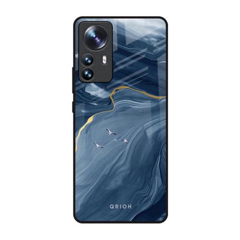 Deep Ocean Marble Mi 12 Pro 5g Glass Back Cover Flat 35 Off On Mi 12
