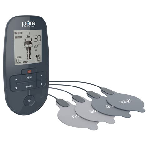 Pure Enrichment® Purepulse™ Trio Tens And Ems Muscle Stimulator Heat