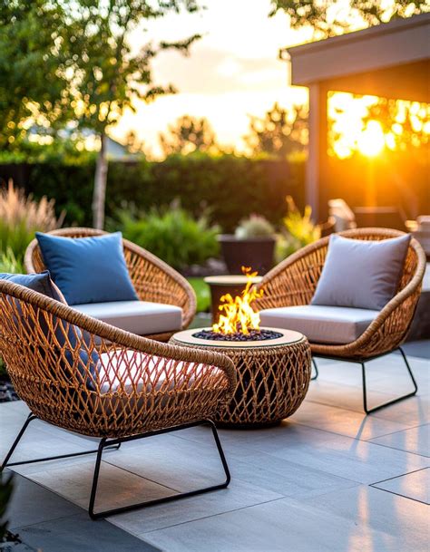 24 Fire Pit Chair Ideas For Outdoor Lounge Seating Too Much Time