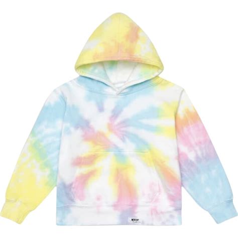 Tie Dye Hoodie Pastel Worthy Threads Tops Maisonette
