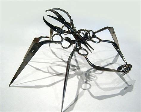 Scissor Spiders By Christopher Locke Spider Scissors Metal Sculpture