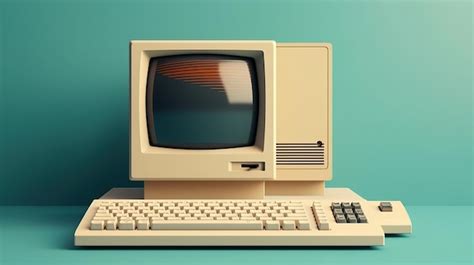 Premium Photo Traditional Computer