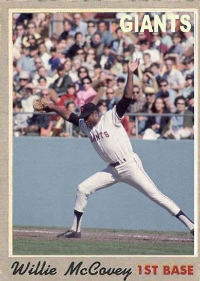 Willie Mccovey San Francisco Giants Giants Players Baseball Award