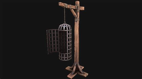 Hanging Torture Cage 3d Model By Dereza