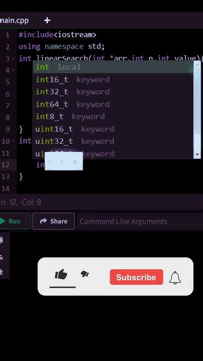 Linear Search Algorithm Coding Programming Shorts Youtubeshorts