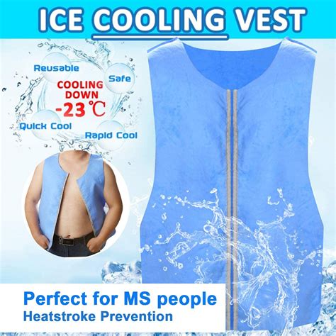 Ice Cooling Jacket Clothing For Working Evaporative Cool Vest For Men Women Pva Cold Shirt For