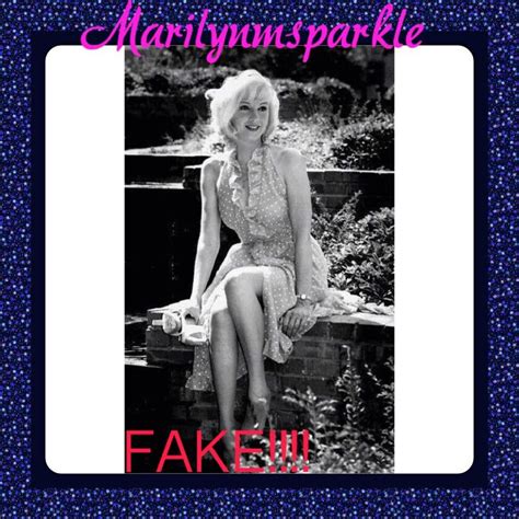Marilyn Monroes Head Photoshopped Onto Anothers Body Original Photo