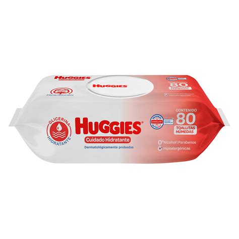 Toallitas Húmedas Bebé Huggies Cuidado Hidratante 80 Piezas Delsol