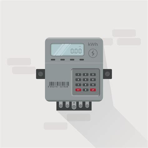 Digital Electrical Meter Design Illustration 57782912 Vector Art At