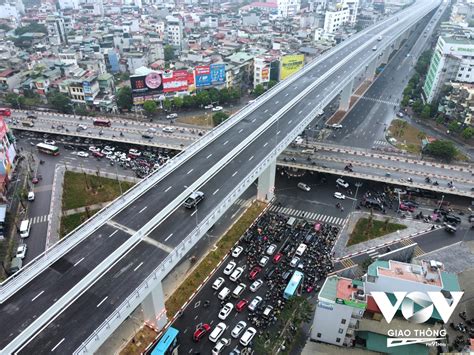 Thông xe Vành đai 2 trên cao đoạn từ Ngã Tư Sở đến cầu Vĩnh Tuy