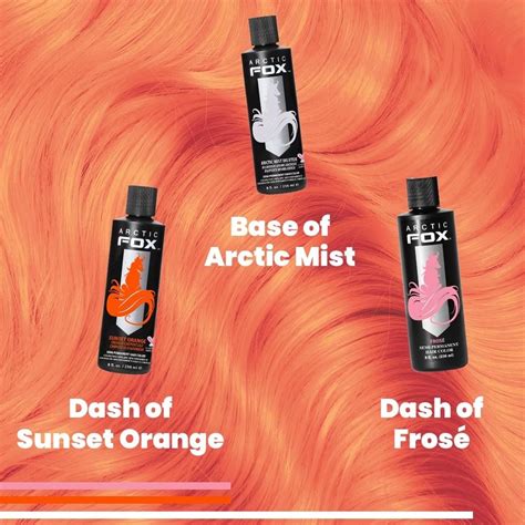 Arctic Fox Hair Dye Bottles Arctic Fox Sunset Orange Hair Color