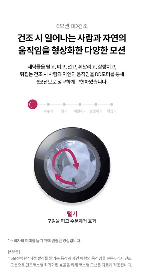 굿엔프랜드 단종 Lg 트롬 오브제컬렉션 건조기 18kg