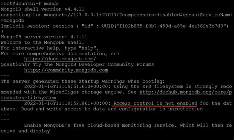 Access Control Is Not Enabled For The Database Mongodb Ubuntu At Nathan Albers Blog