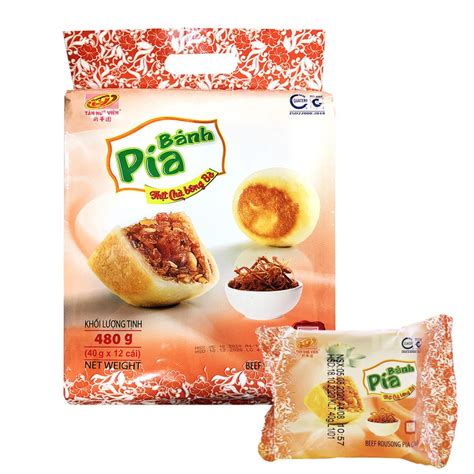 Mua TÚi 12 BÁnh BÁnh PÍa Mini ChÀ BÔng TrỨng MuỐi NhÂn ĐẬu Xanh BÍ