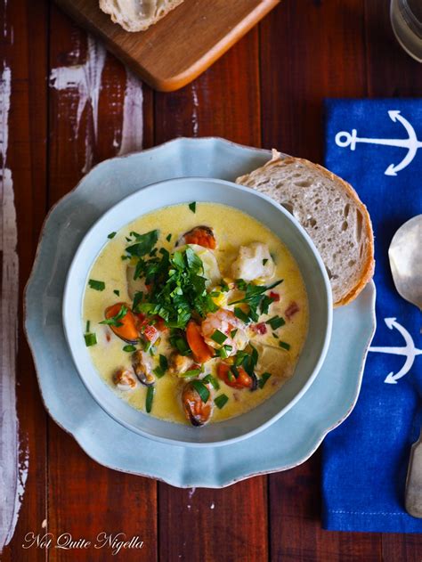 Creamy Seafood Chowder Not Quite Nigella