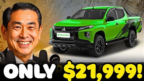 Mitsubishis New 21 999 Pickup Truck Is Finally Hitting The Market In