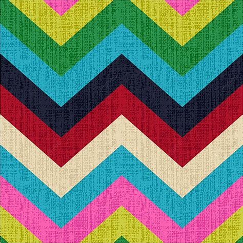 Seamless Retro Zig Zag Pattern Grunge Vintage Modern Vector Grunge