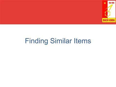 3 Finding Similar Items Pptx Programming Languages Computing