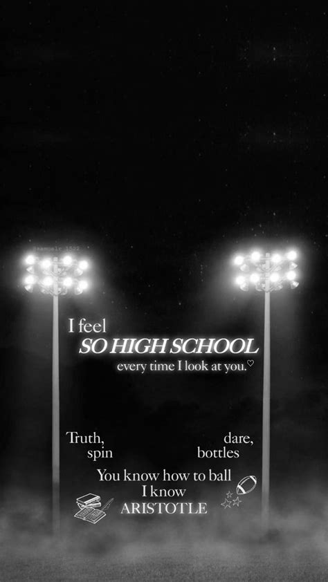 So High School Wallpaper 🤍