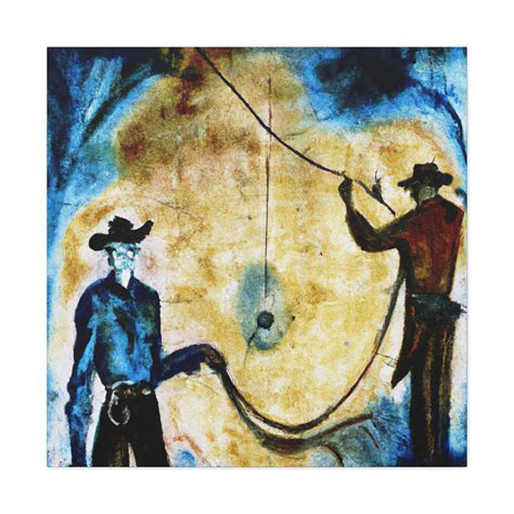 Lassoed By Impressionism Canvas