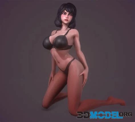 3d Model Base Female Character Pbr