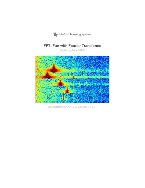 Pdf Fft Fun With Fourier Transforms Dokumentips