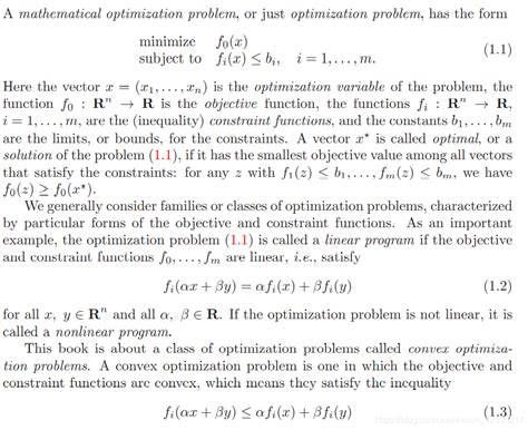 读convex Optimization Stephen Boyd：最优化 最小二乘 线性规划 凸优化 非线性规划 Intro Part