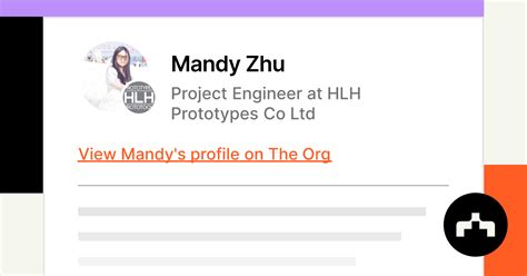Mandy Zhu Project Engineer At Hlh Prototypes Co Ltd The Org
