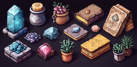 Medieval Fantasy Ui Border Rpg Interface With A Metal Frame Stock