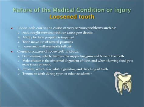 Tooth Injuries Ppt