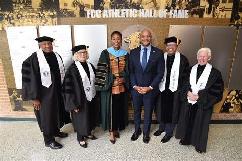 Governor Moore Attends Inauguration Of Frederick Community College President Dr Annesa Payne