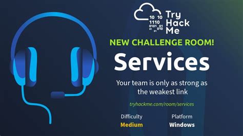 tryhackme on linkedin new challenge room services ⛓️ your team is