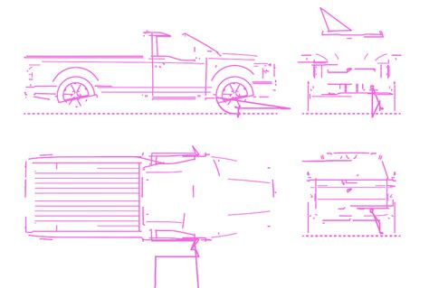 Ford F 150 Lightning 14th Gen Dimensions And Drawings