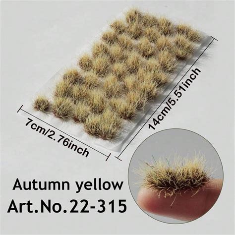 Model Simulation Grass Needles Tufts Bushes Miniature Plant For Diorama