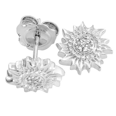 925 Silver Earrings With Diamonds Online