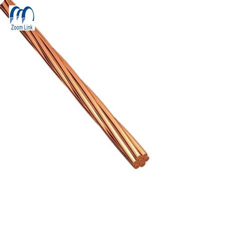 Hard Drawn Bare Copper Cable Use For Earthing Grid Copper Conductor