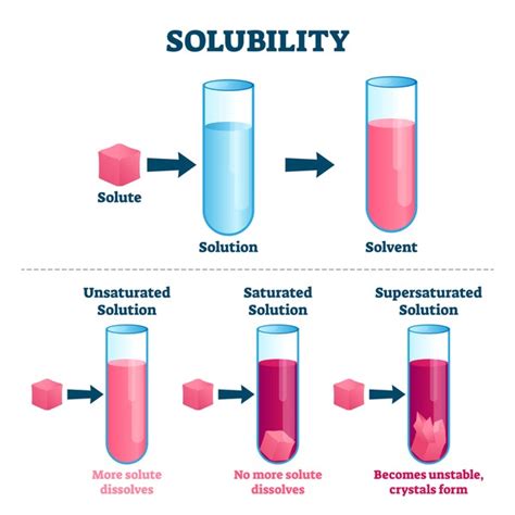Supersaturated Solution Diagram