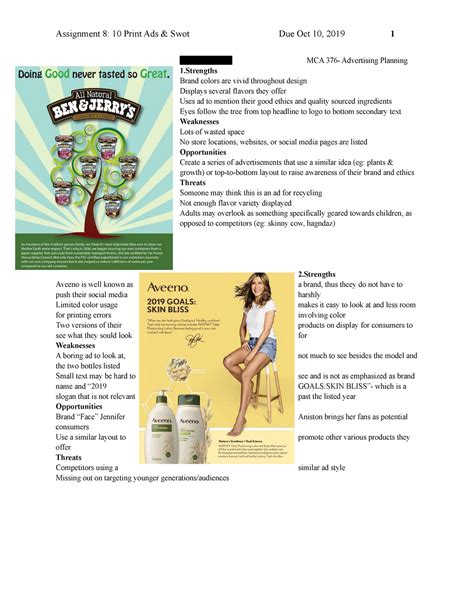 Print Ads To Analyze