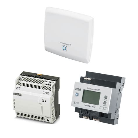 Homematic Ip Wired Starter Set Basic 1x Hmip Hap 1x Hmipw Drap 1 X Netzteil
