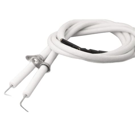 Chengsi For Ceramic Ignitor Electrode Set With 700mm Ignition Wire For Bbq Grills 2 Pack