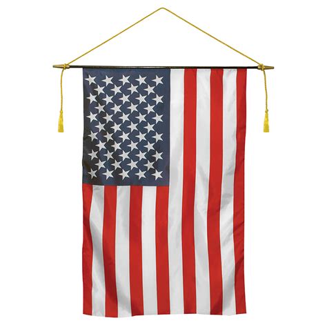 24 X 36 Polyester Classroom Us Flag Banner