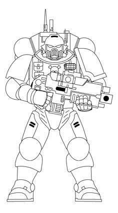 Warhammer 40k Coloring Pages