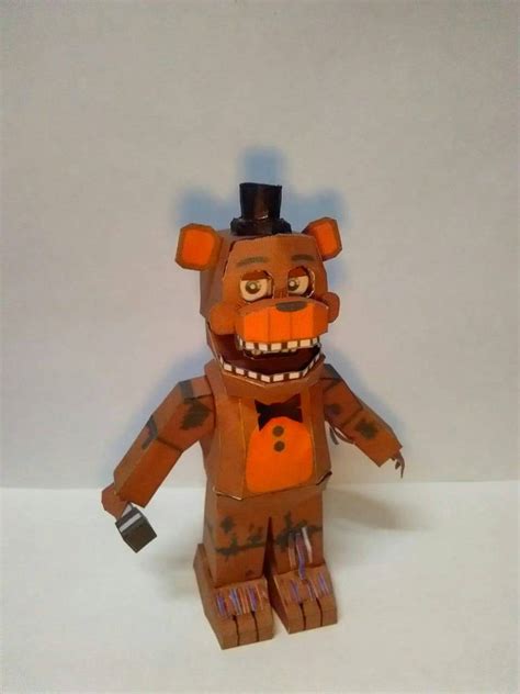 Withered Freddy Papercraft Fnaf By Underbonnie On Deviantart