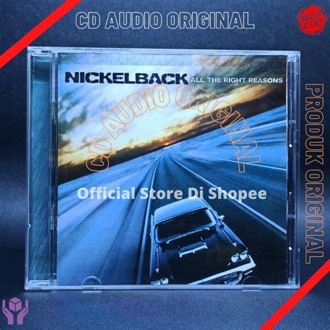 Jual Cd Nickelback All The Right Reasons And Dark Hourse Original Segel